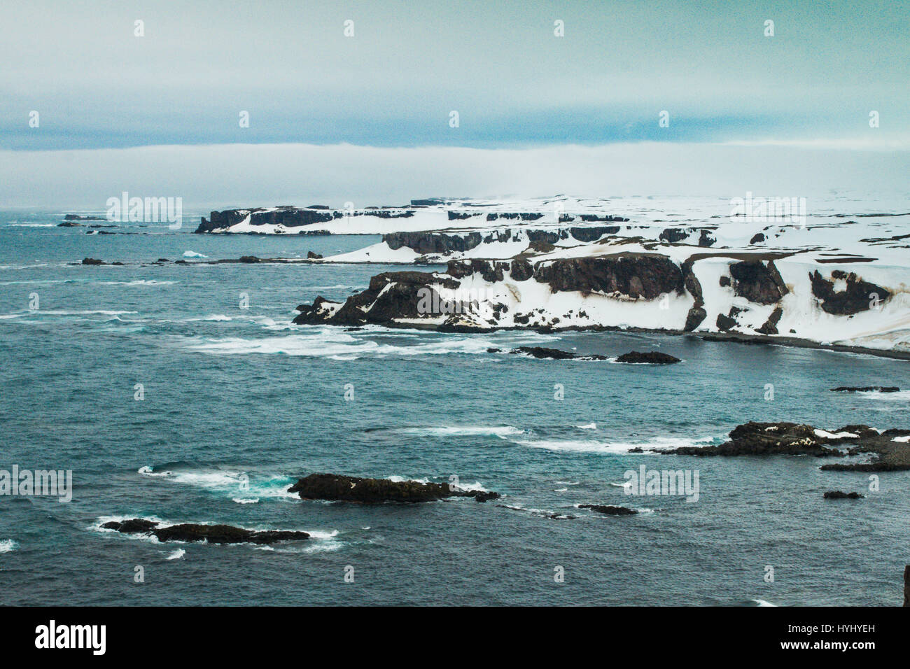 Rocks and rocky outcrops off King George Island, Antarctic Peninsula ...