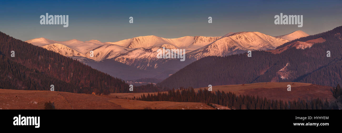 Early spring landscape in the mountains Stock Photo - Alamy