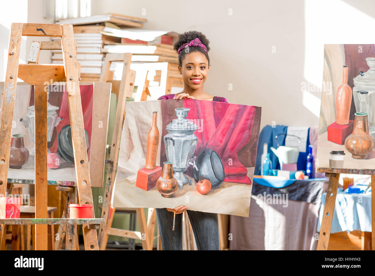 Creative student at the university Stock Photo - Alamy