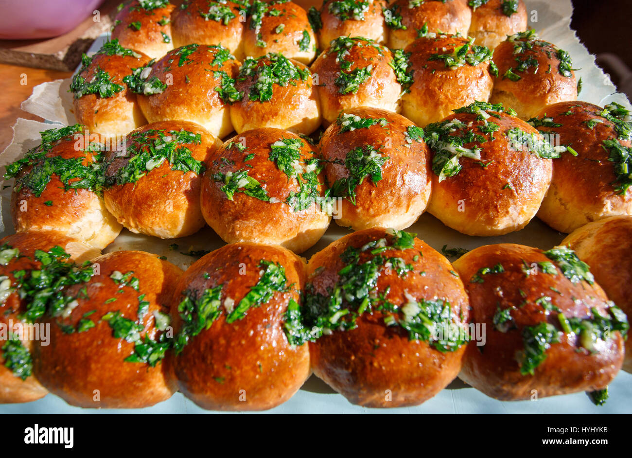 Food fresh buns hi-res stock photography and images - Alamy