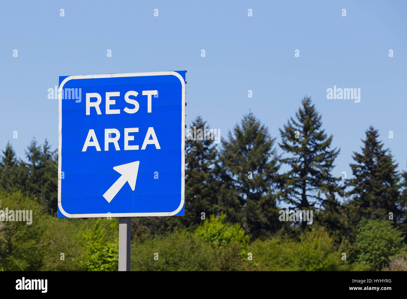 Rest area sign hi-res stock photography and images - Alamy