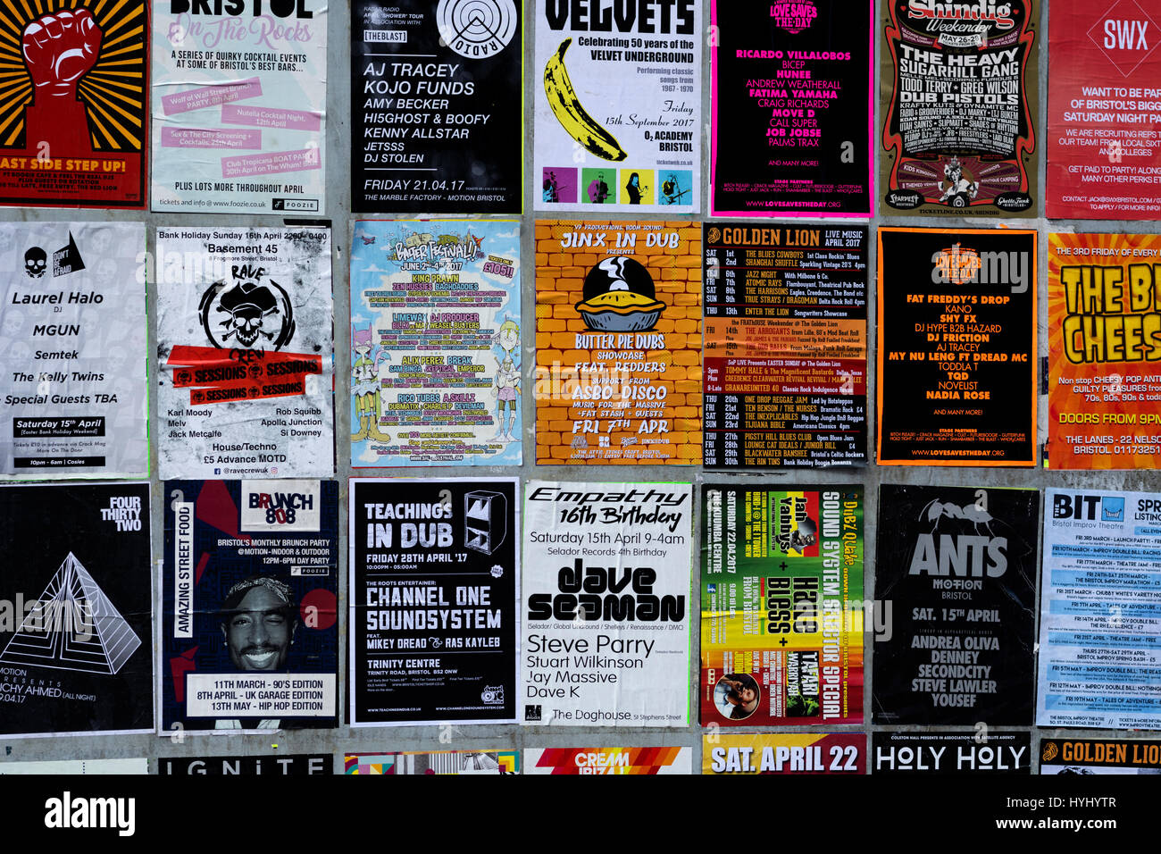 Gig Posters High Resolution Stock Photography and Images - Alamy