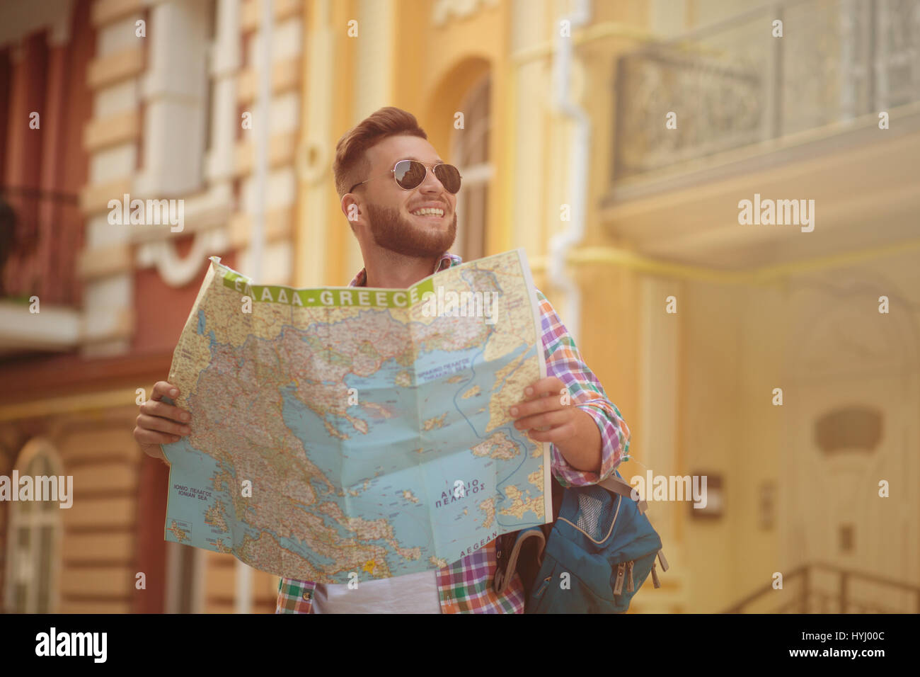 Man tourist map hi-res stock photography and images - Alamy
