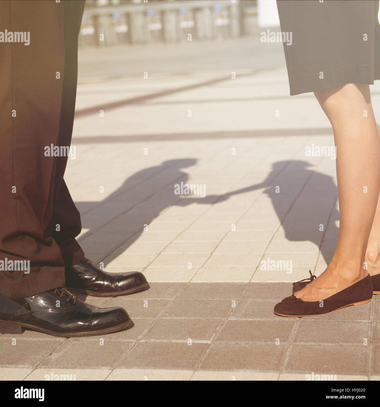 Legs of business people Stock Photo - Alamy