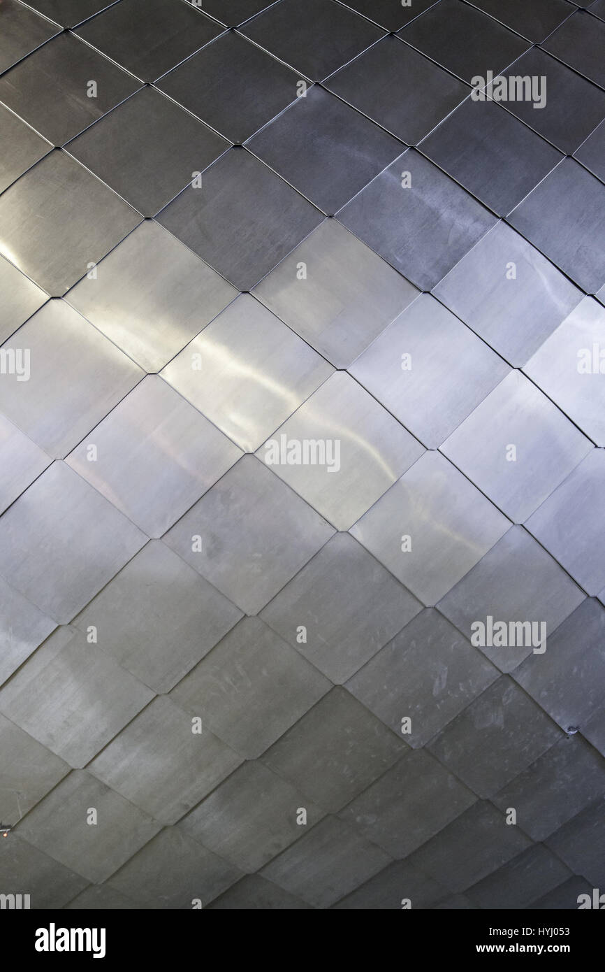 Titanium background, detail of a metalic decorated background, texture ...