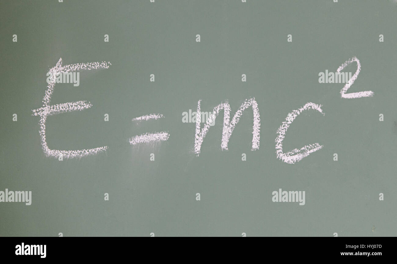 Albert einstein mass energy equation hi-res stock photography and ...