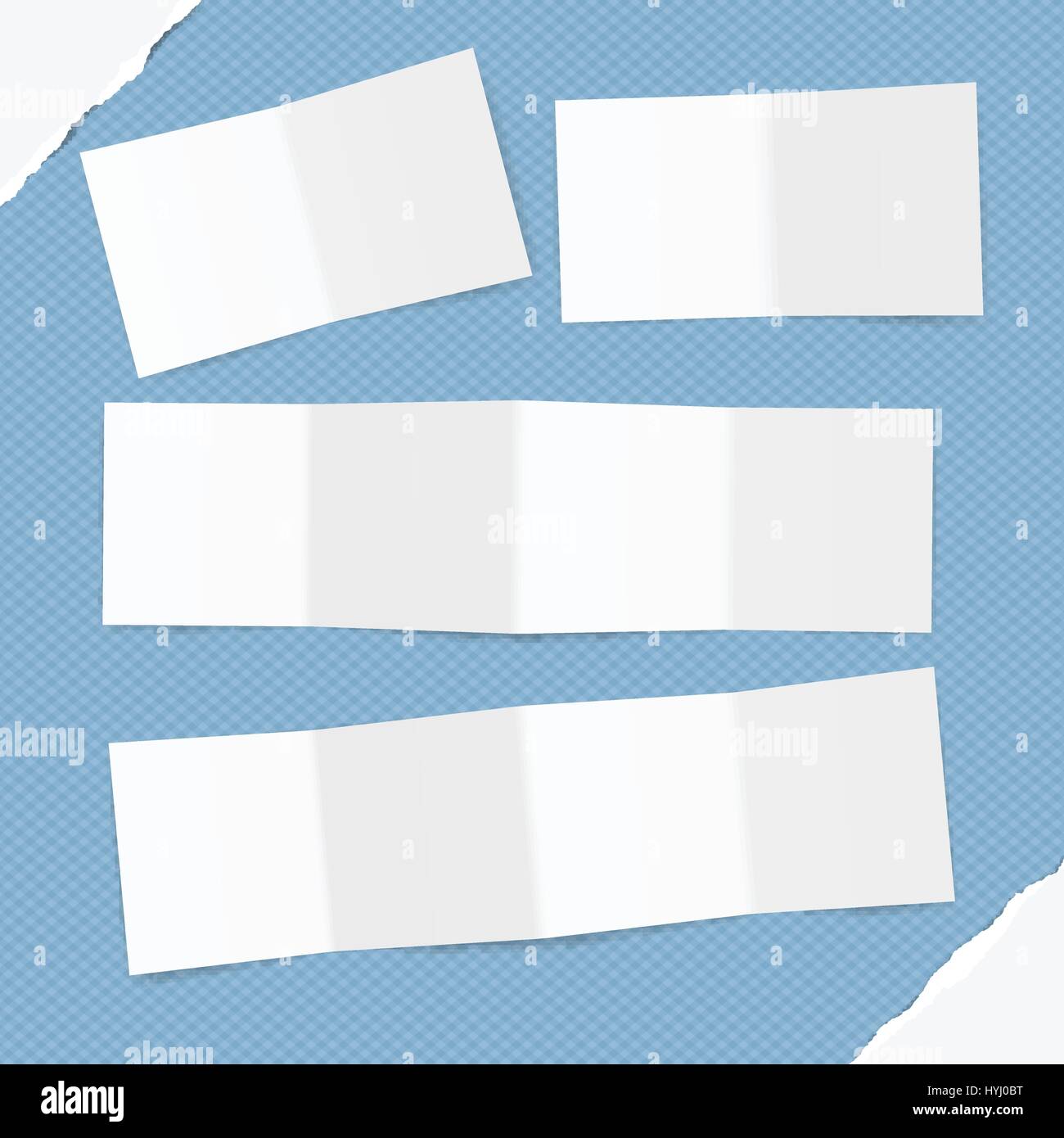 Blue brochure object space Stock Vector Images - Alamy