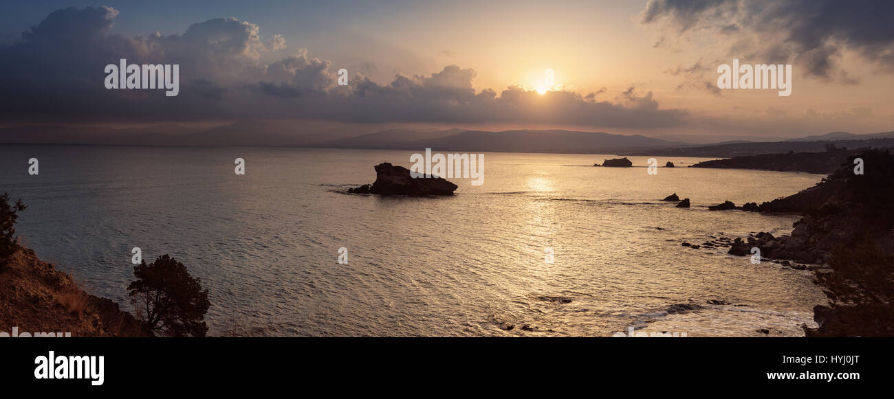 Cyprus beautiful sunrise Stock Photo - Alamy