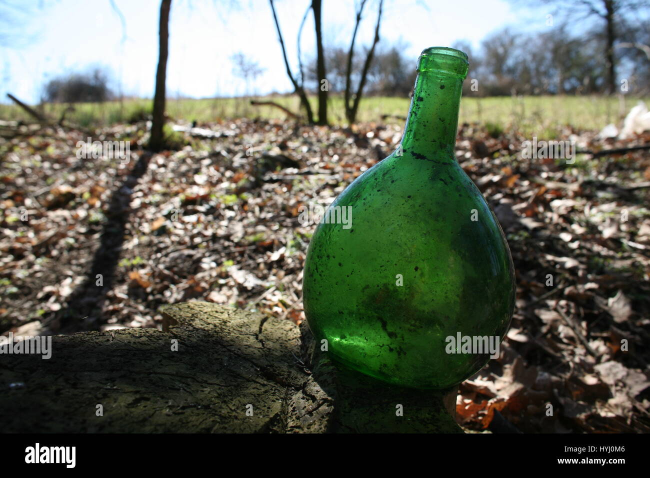 Photo of old bottle hi-res stock photography and images - Alamy