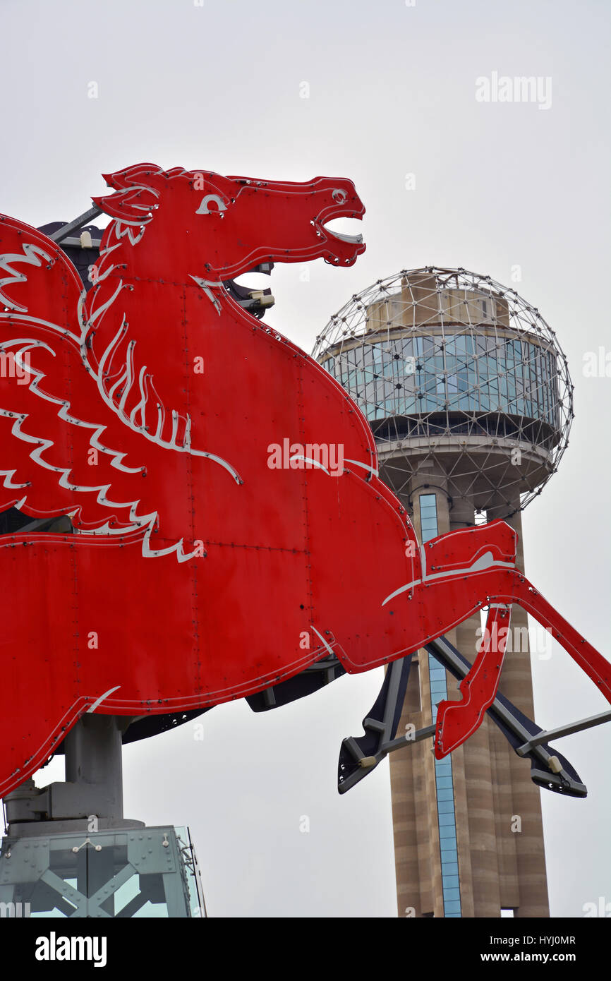 Pegasus in downtown dallas High Resolution Stock Photography and Images ...