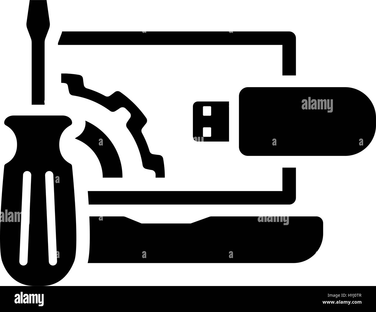 Drive to repair Black and White Stock Photos & Images - Alamy