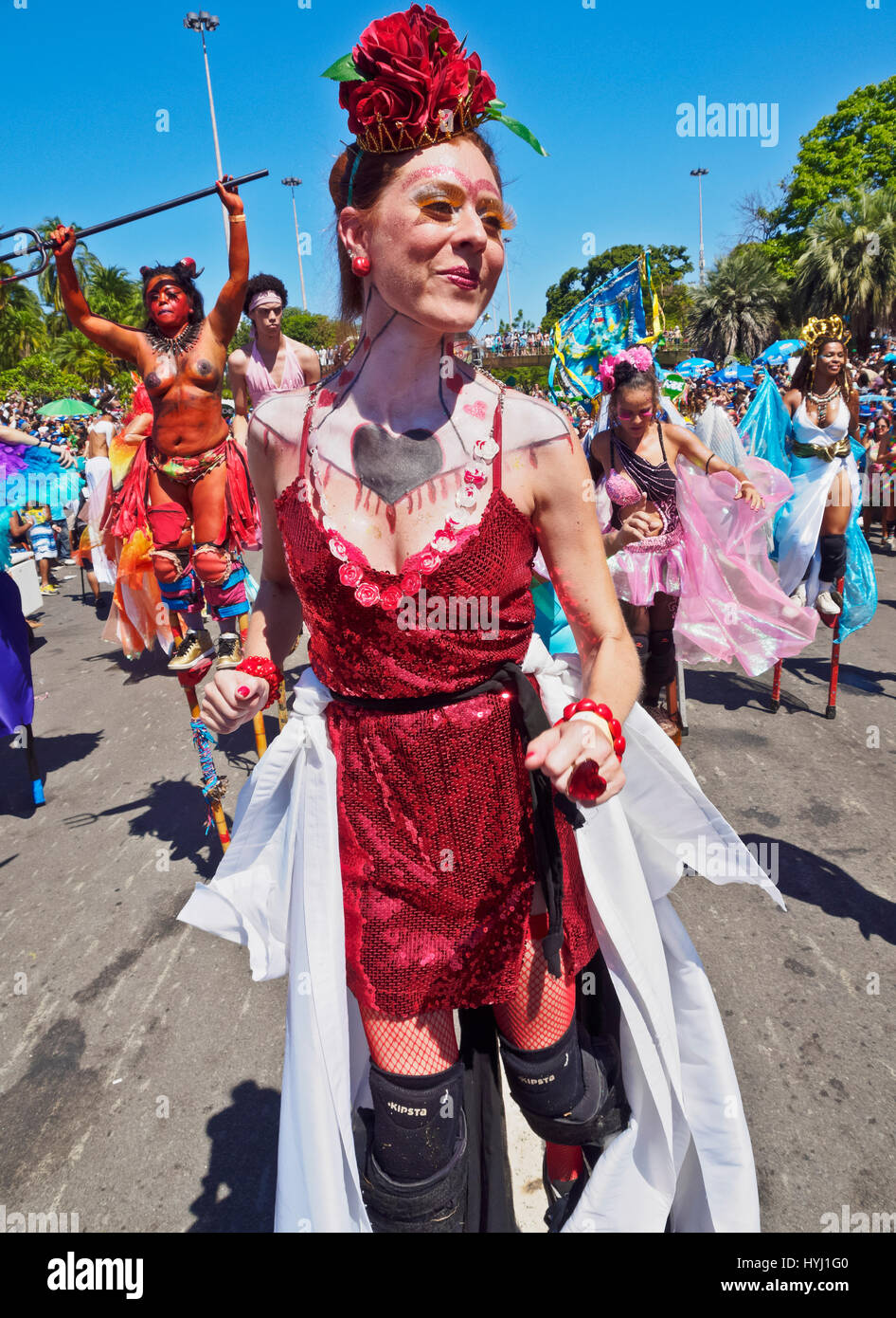 Brazilian carnival dress hi-res stock photography and images - Alamy