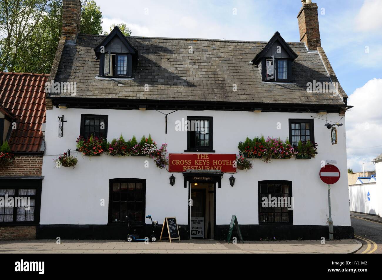 The Cross Keys Hotel, Chatteris, Cambridgeshire Stock Photo - Alamy