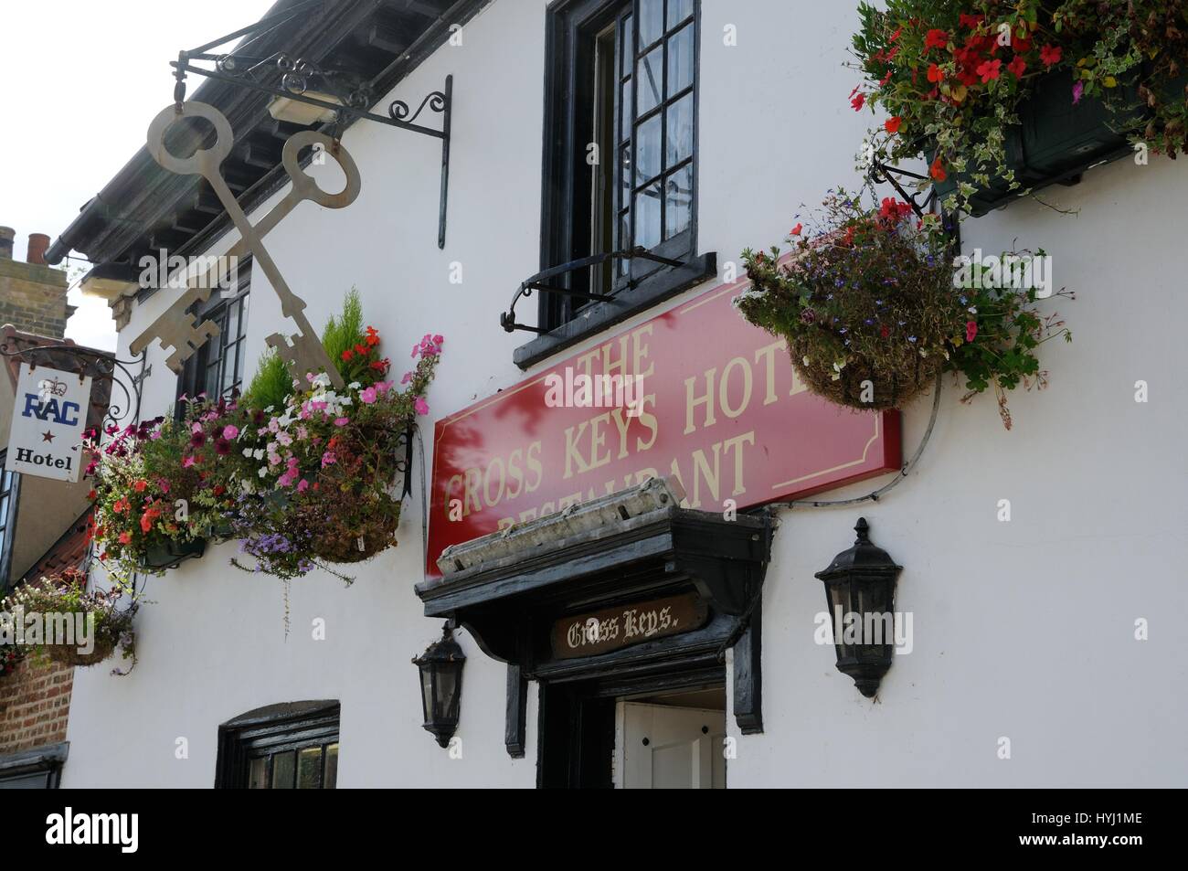 The Cross Keys Hotel, Chatteris, Cambridgeshire Stock Photo - Alamy
