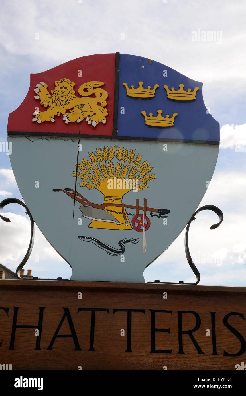 Chatteris town sign hi-res stock photography and images - Alamy