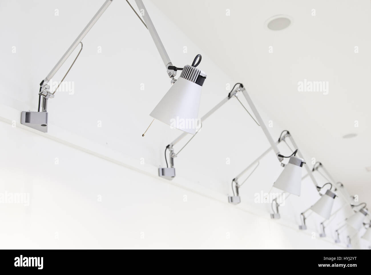 Modern led lamps, detail of lighting instruments, light Stock Photo - Alamy