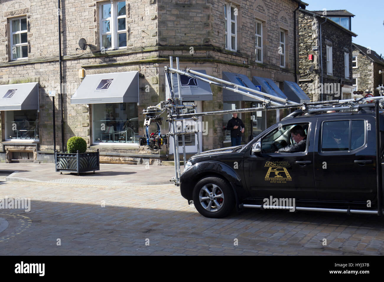 Cumbria, UK. 4th Apr, 2017. Windermere Village Cumbria Peter Rabbit ...