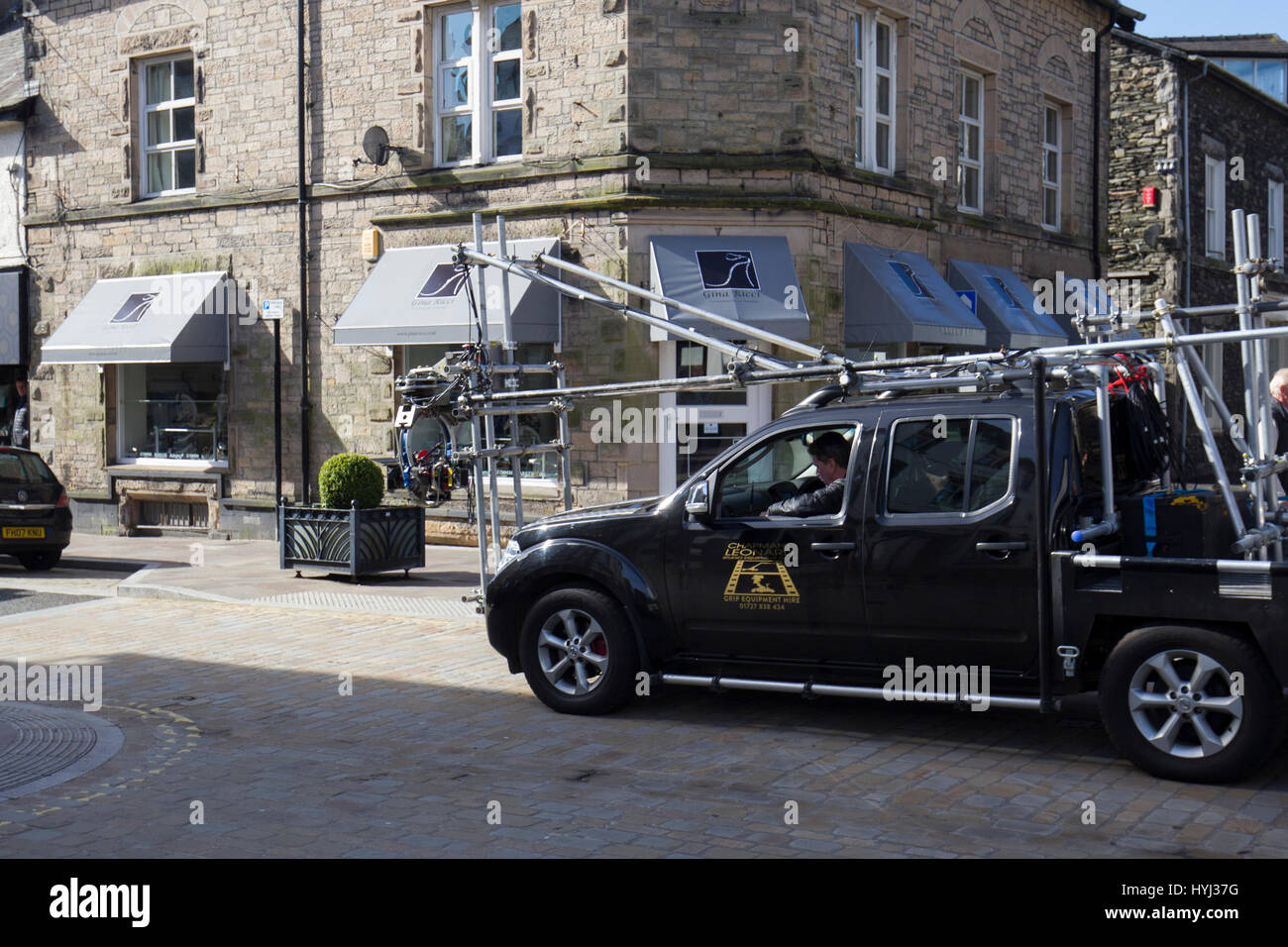Cumbria, UK. 4th Apr, 2017. Windermere Village Cumbria Peter Rabbit ...