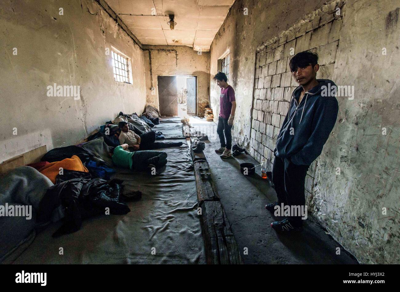 Beograd, Vojvodina, Serbia. 22nd Mar, 2017. Inside the living quarters ...