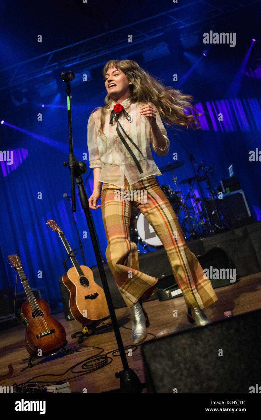 Milan, Italy. 03rd Apr, 2017. The American singer-songwriter and ...