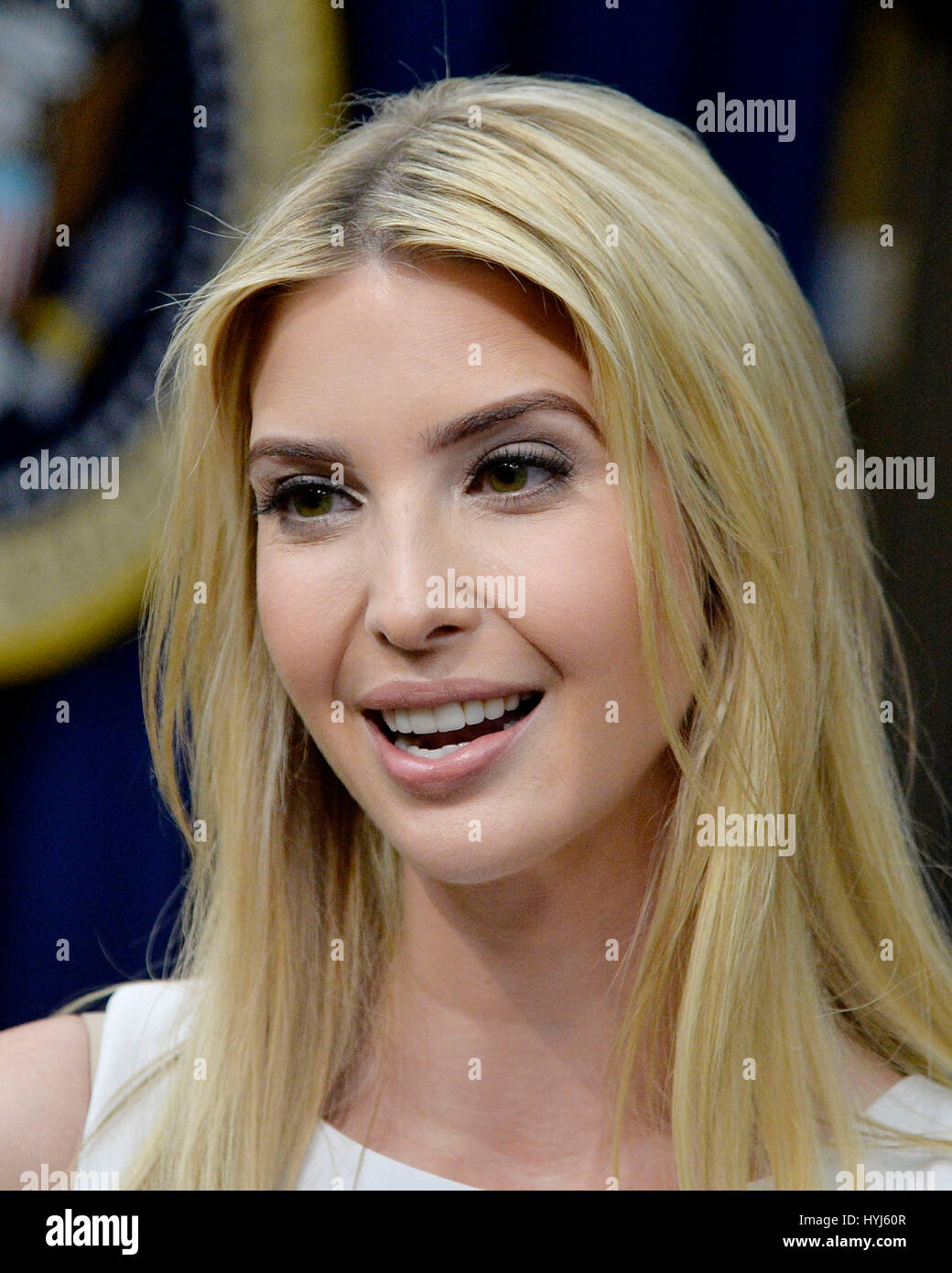 Washington DC, USA. 4th April, 2017. Ivanka Trump attends a CEO town ...