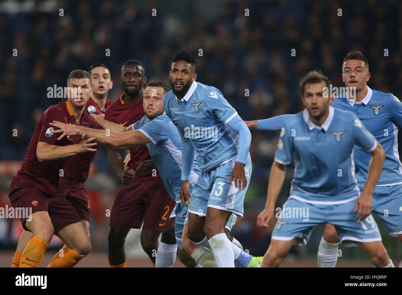 04.04.2017. Stadio Olimpico, Rome, Italy. Tim Cup, semifinal Football ...