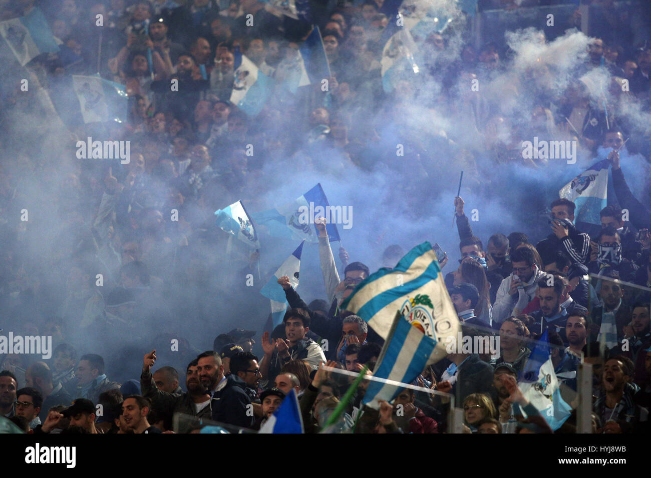 Lazio fans hi-res stock photography and images - Alamy