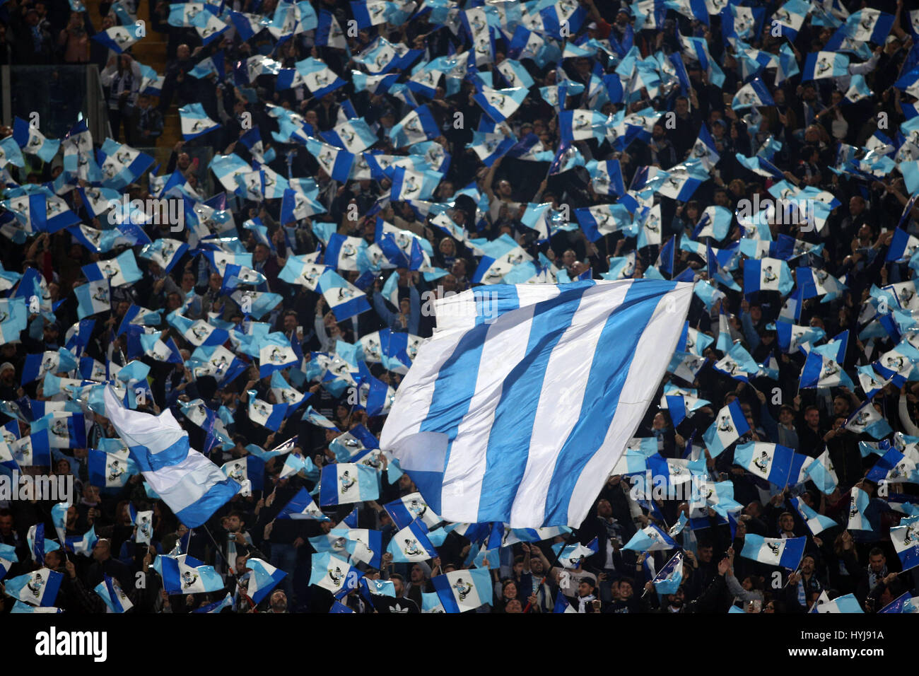 Stadio Olimpico, Rome, Italy. 04th Apr, 2017. Tim Cup, semifinal ...