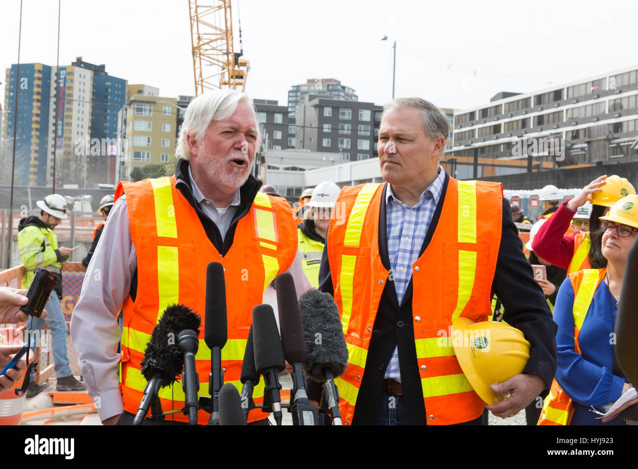 Seattle, Washington, USA. 4th Apr, 2017. Secretary of Transportation ...