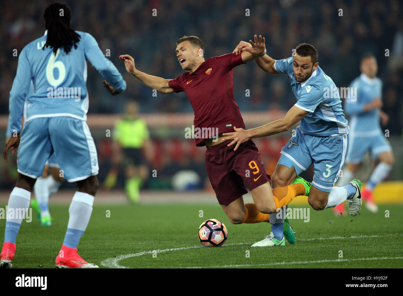 Stadio Olimpico, Rome, Italy. 04th Apr, 2017. Tim Cup, semifinal ...