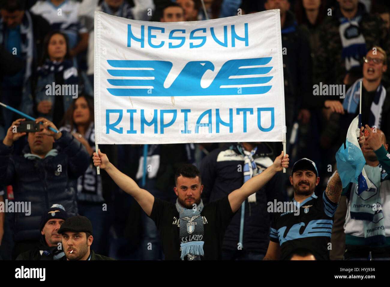 Stadio Olimpico, Rome, Italy. 04th Apr, 2017. Tim Cup, semifinal ...