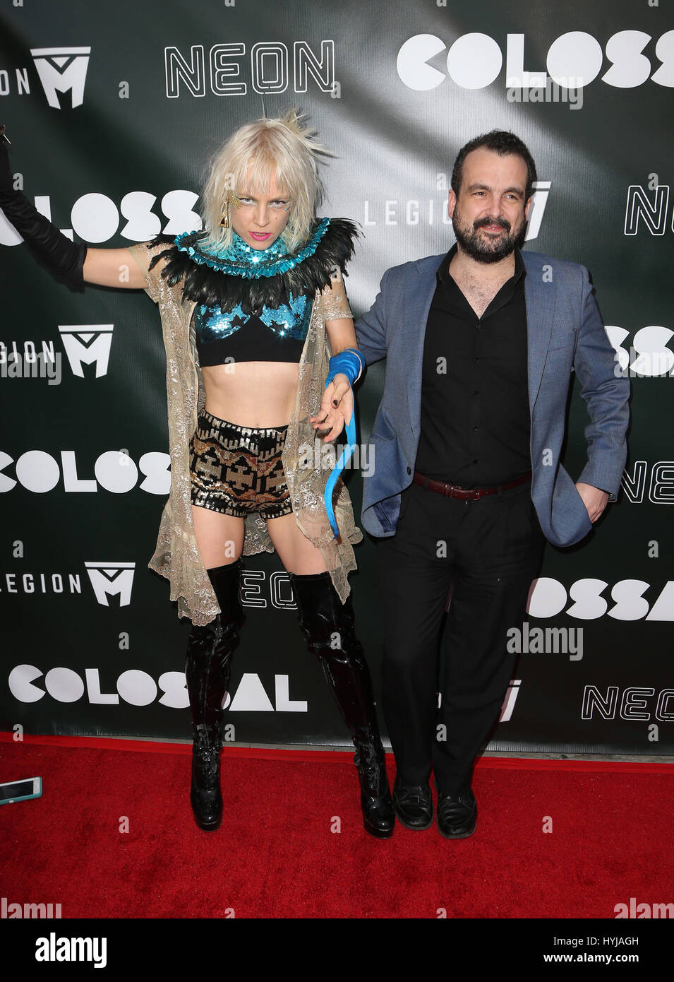 Los Angeles, Ca, USA. 04th Apr, 2017. Kate Crash, Nacho Vigalondo, At ...