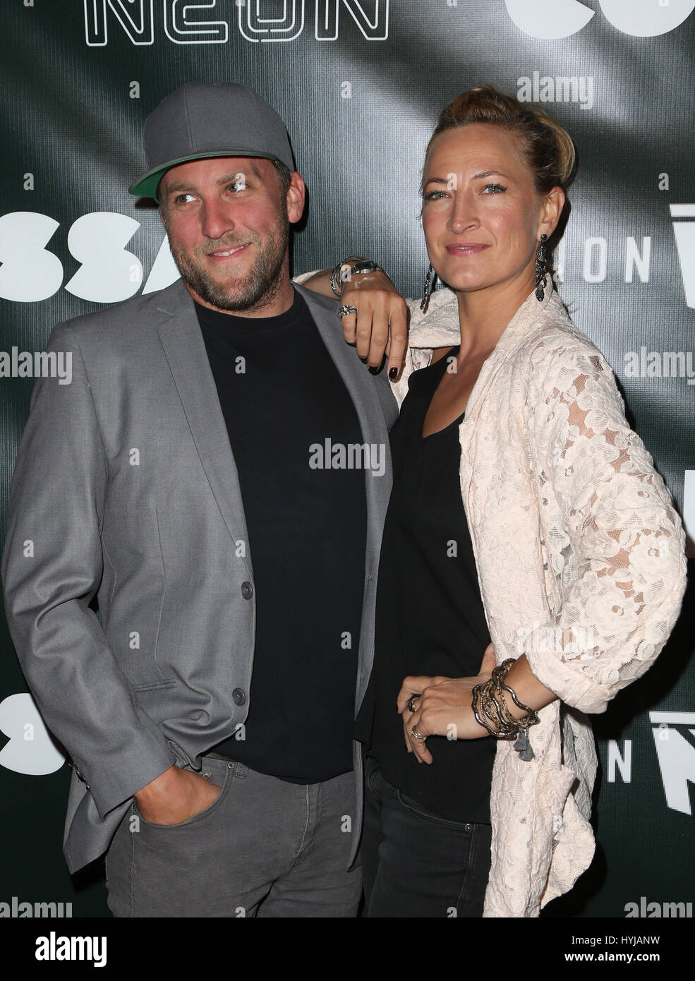 Los Angeles, Ca, USA. 04th Apr, 2017. Jacob Horn, Zoe Bell, At Premiere ...