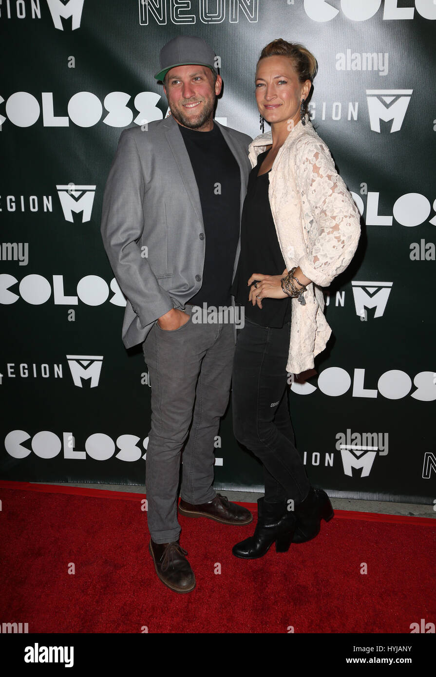 Los Angeles, Ca, USA. 04th Apr, 2017. Jacob Horn, Zoe Bell, At Premiere ...