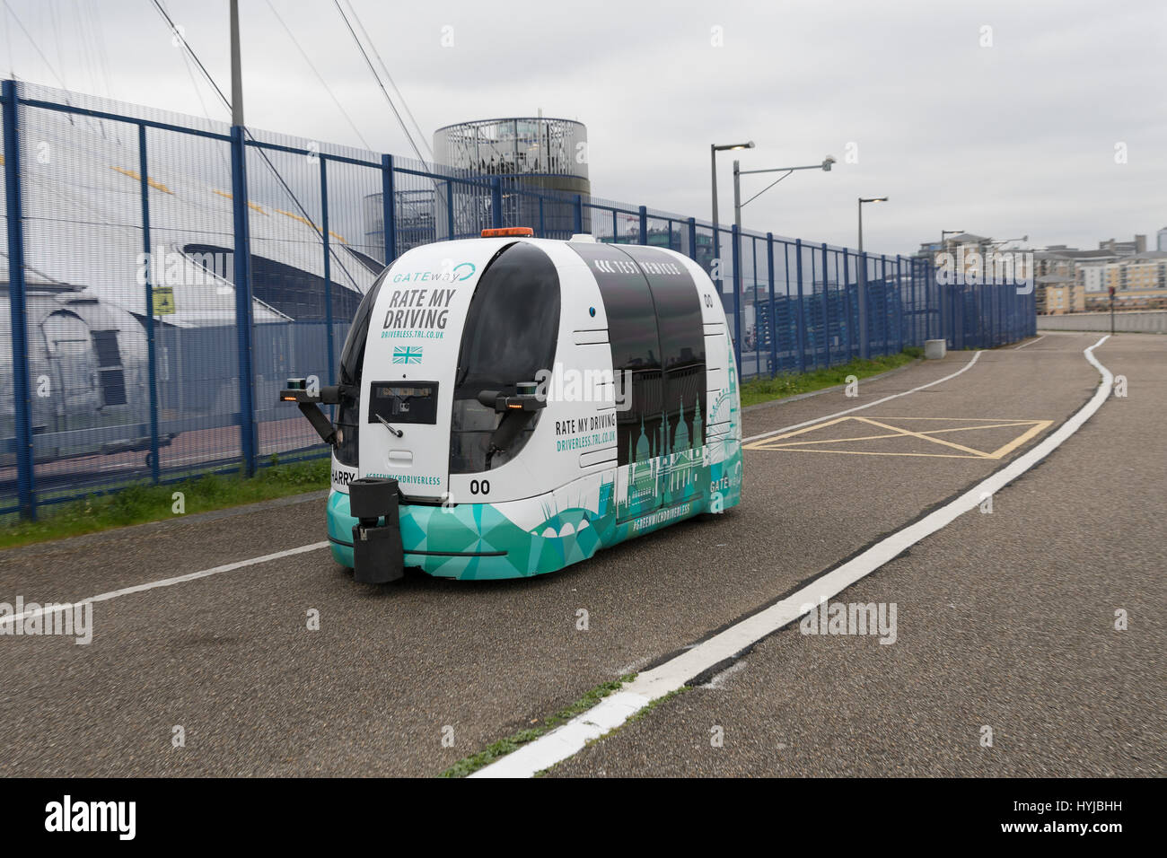 Driverless vehicle greenwich hi-res stock photography and images - Alamy