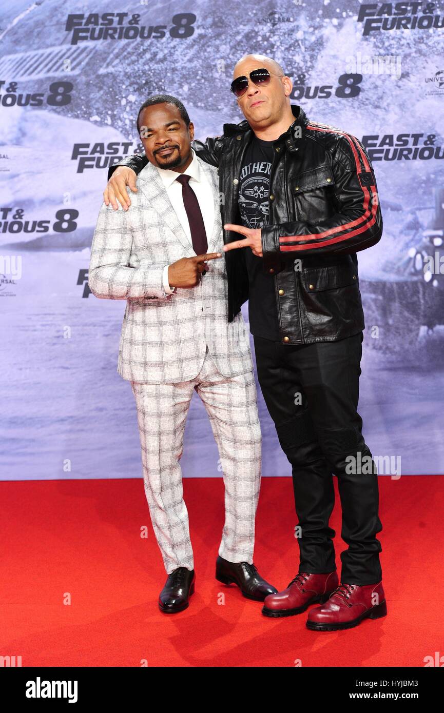 Berlin, Deutschland. 04th Apr, 2017. Gary Gray; Vin Diesel - Premiere ...