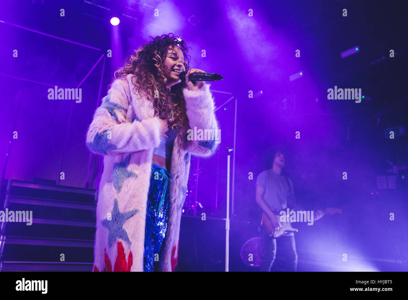London, UK. April 4, 2017 - British singer/songwriter, Ella Eyre ...