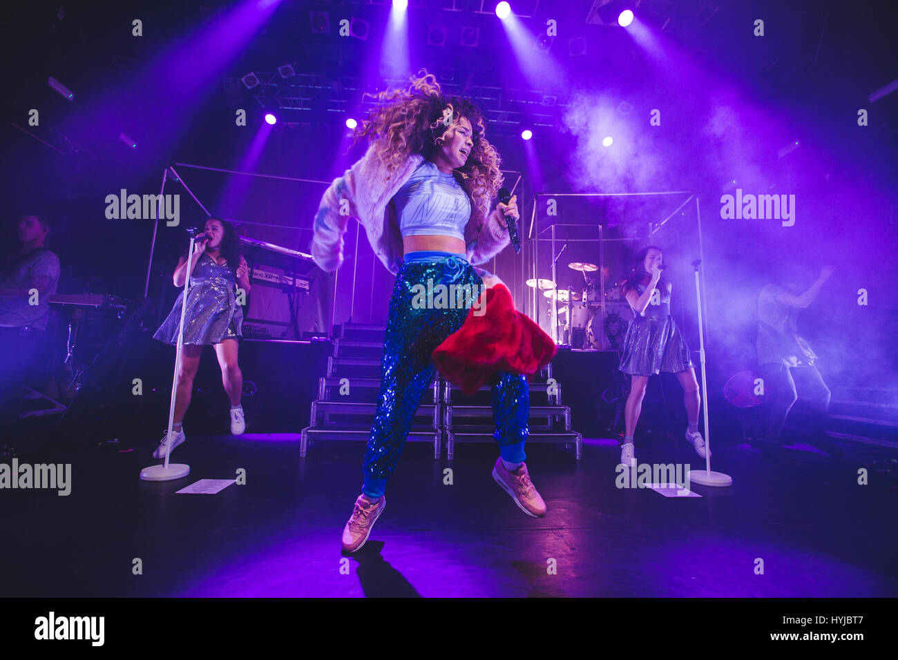 London, UK. April 4, 2017 - British singer/songwriter, Ella Eyre ...