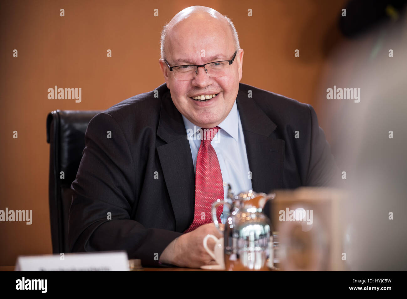 Berlin, Germany. 5th Apr, 2017. Chancellery minister Peter Altmaier ...