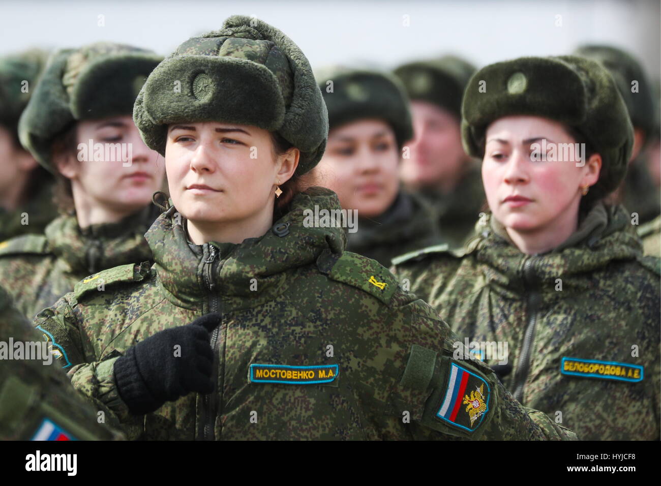 Female Russian Soldiers High Resolution Stock Photography and Images ...