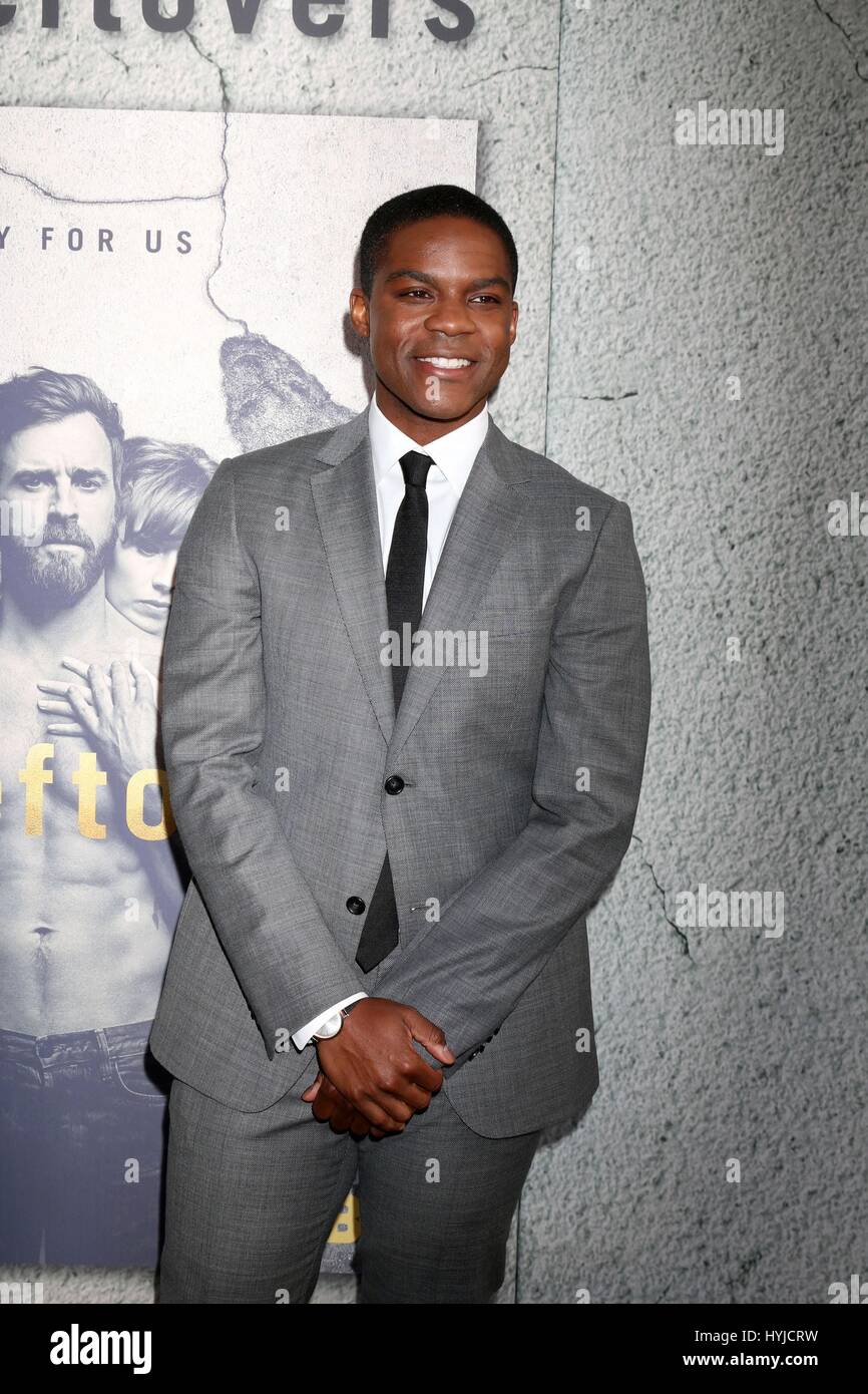Los Angeles, California, USA. 4th Apr, 2017. Jovan Adepo at arrivals ...