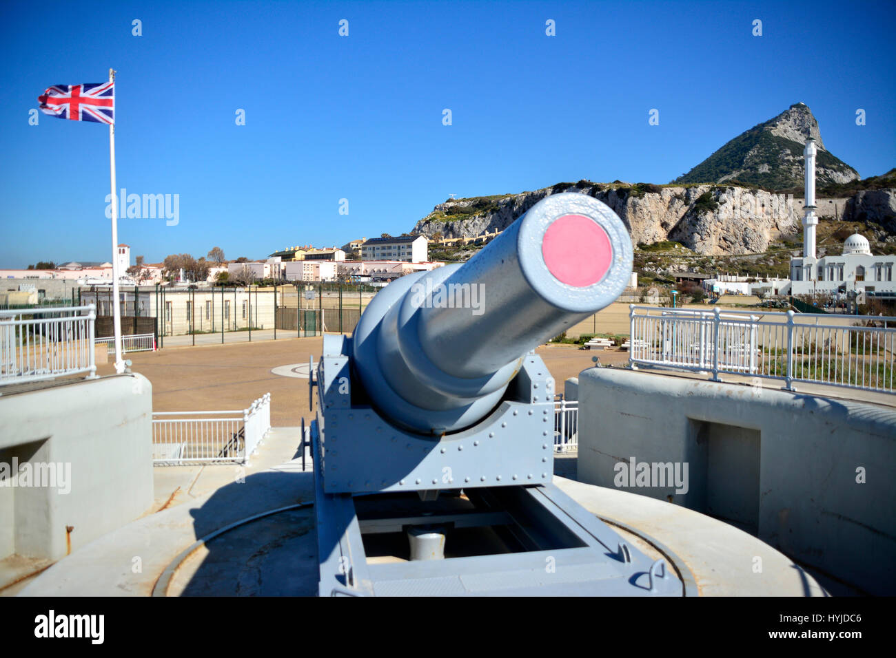Gibraltars flag hi-res stock photography and images - Alamy