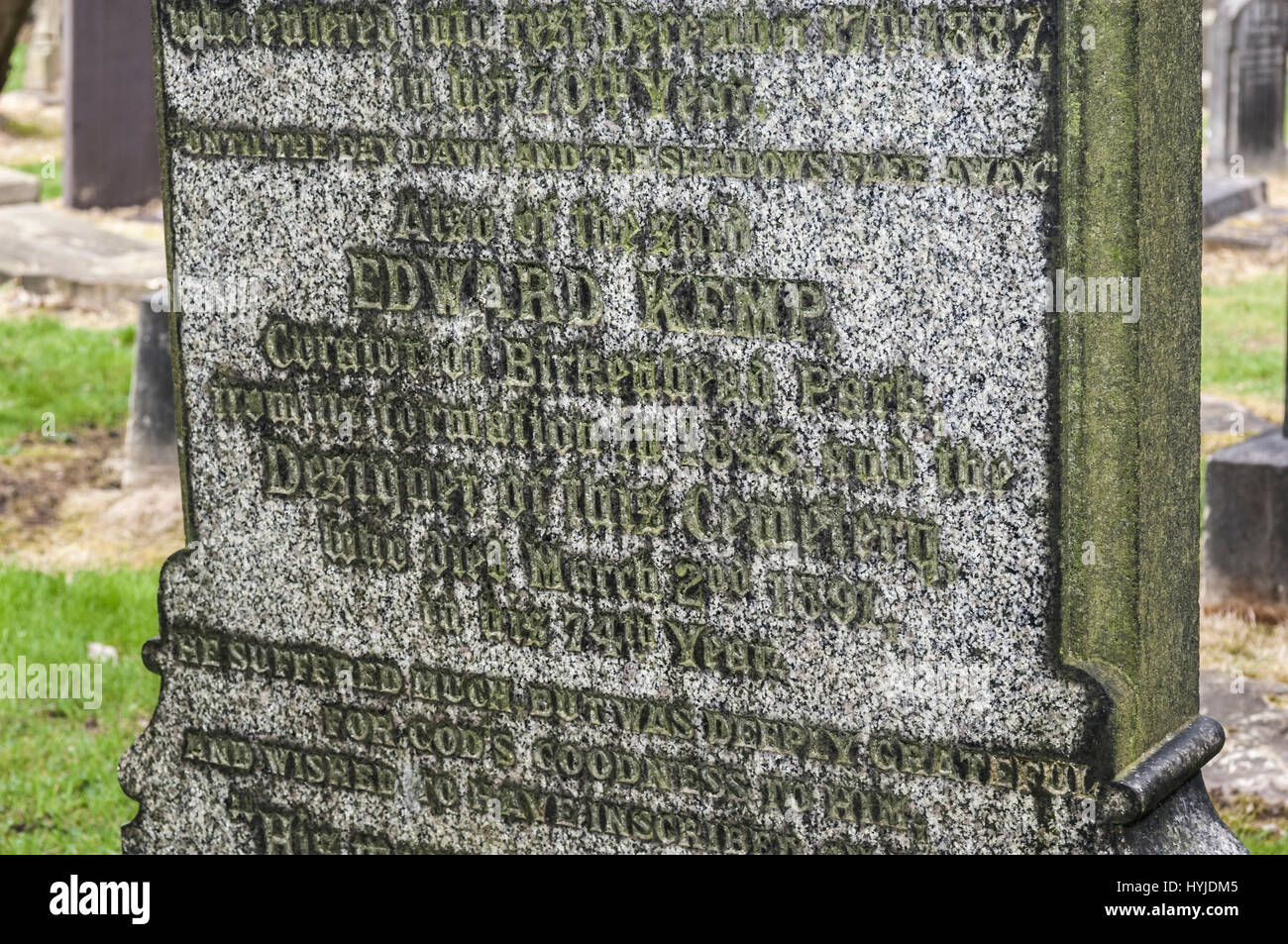 Joseph paxton grave hi-res stock photography and images - Alamy