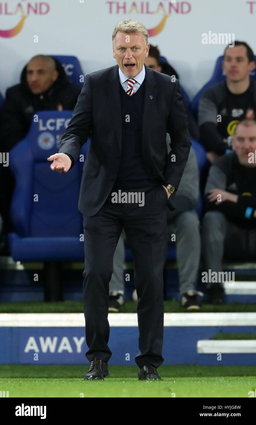 Sunderland manager David Moyes during the Premier League match at the ...
