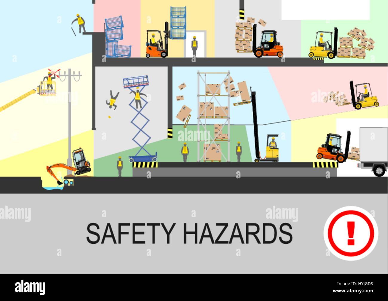 Hazards vector vectors hi-res stock photography and images - Alamy