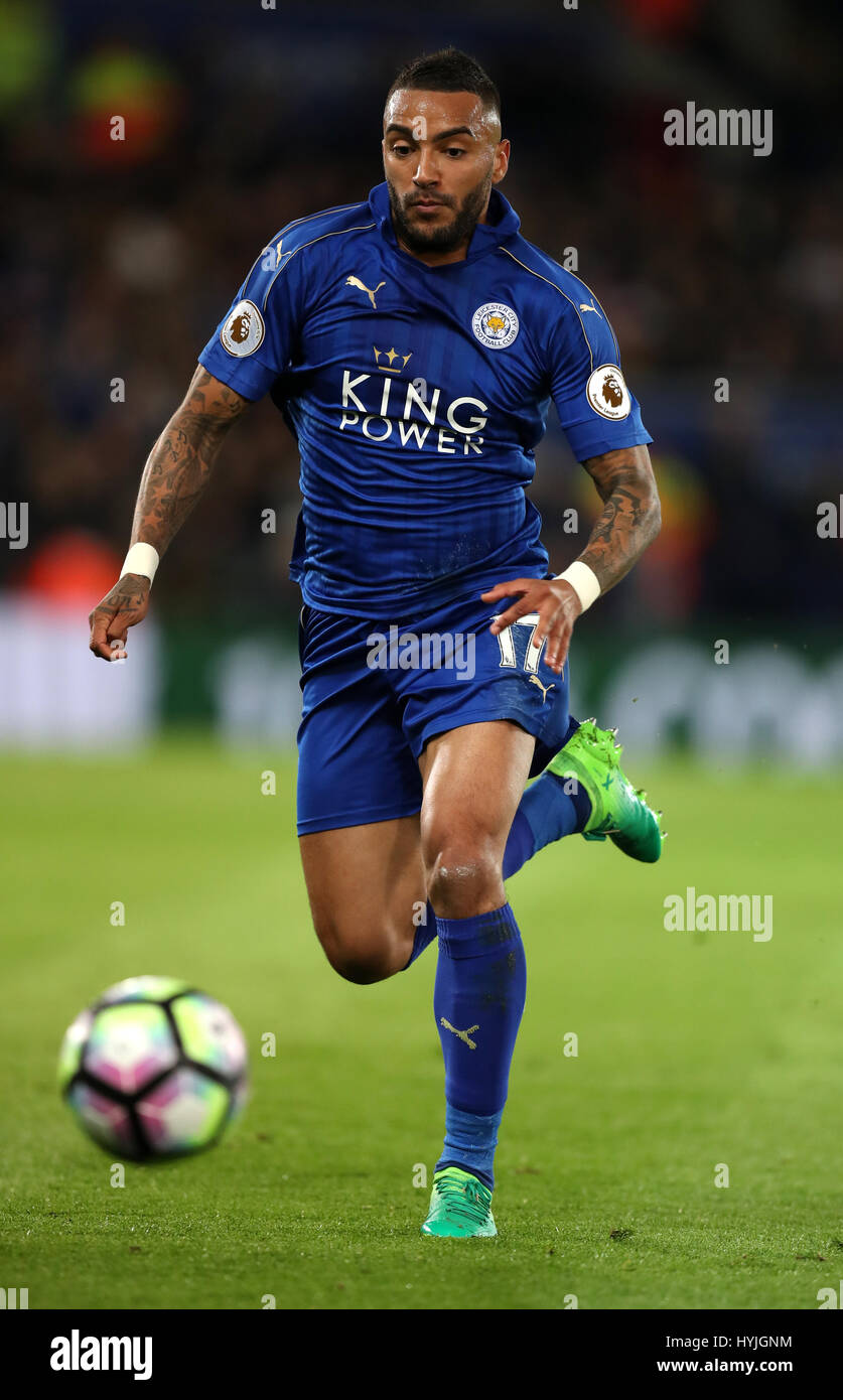 Leicester City's Danny Simpson during the Premier League match at the ...