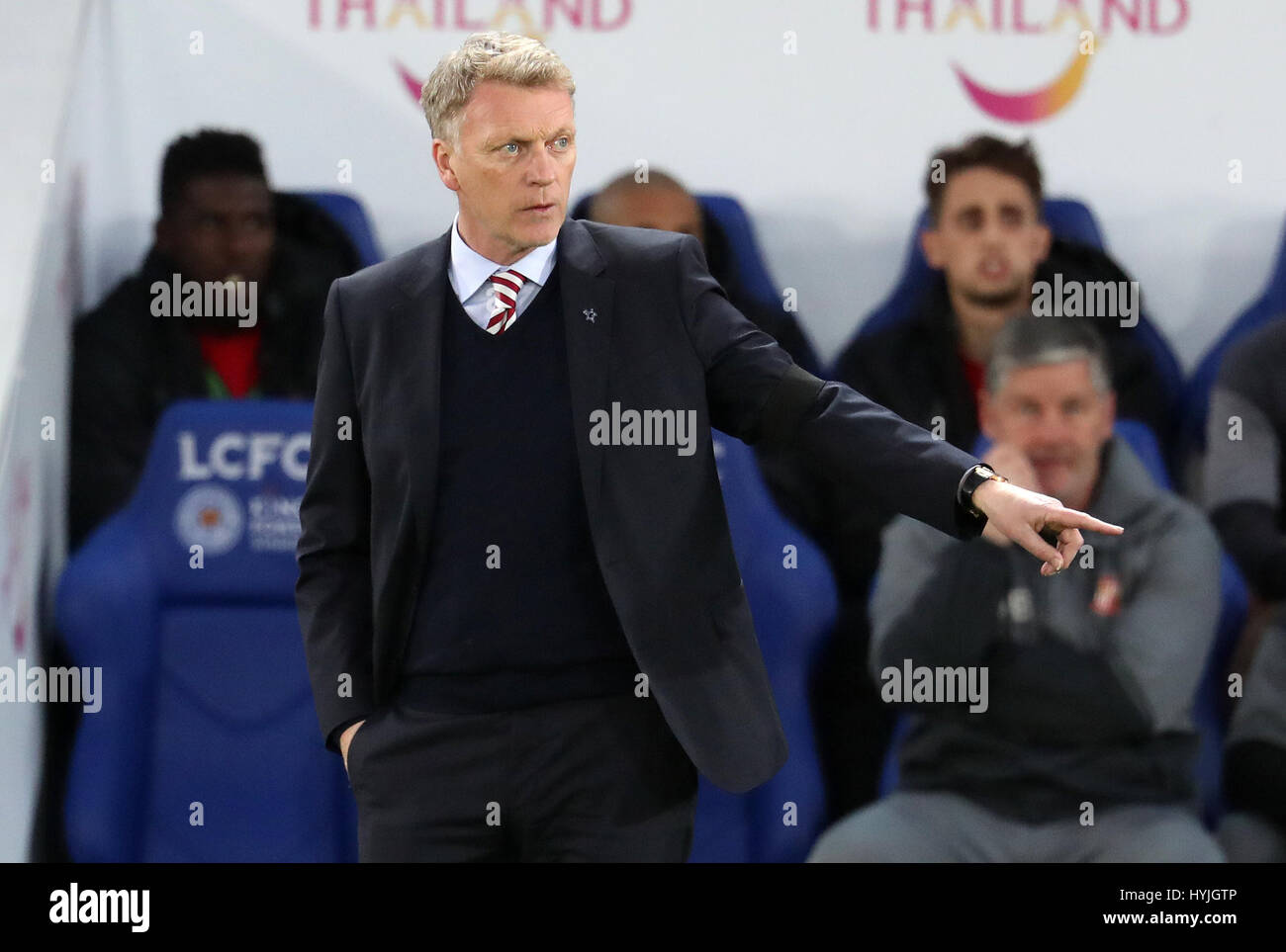 Sunderland manager David Moyes during the Premier League match at the ...