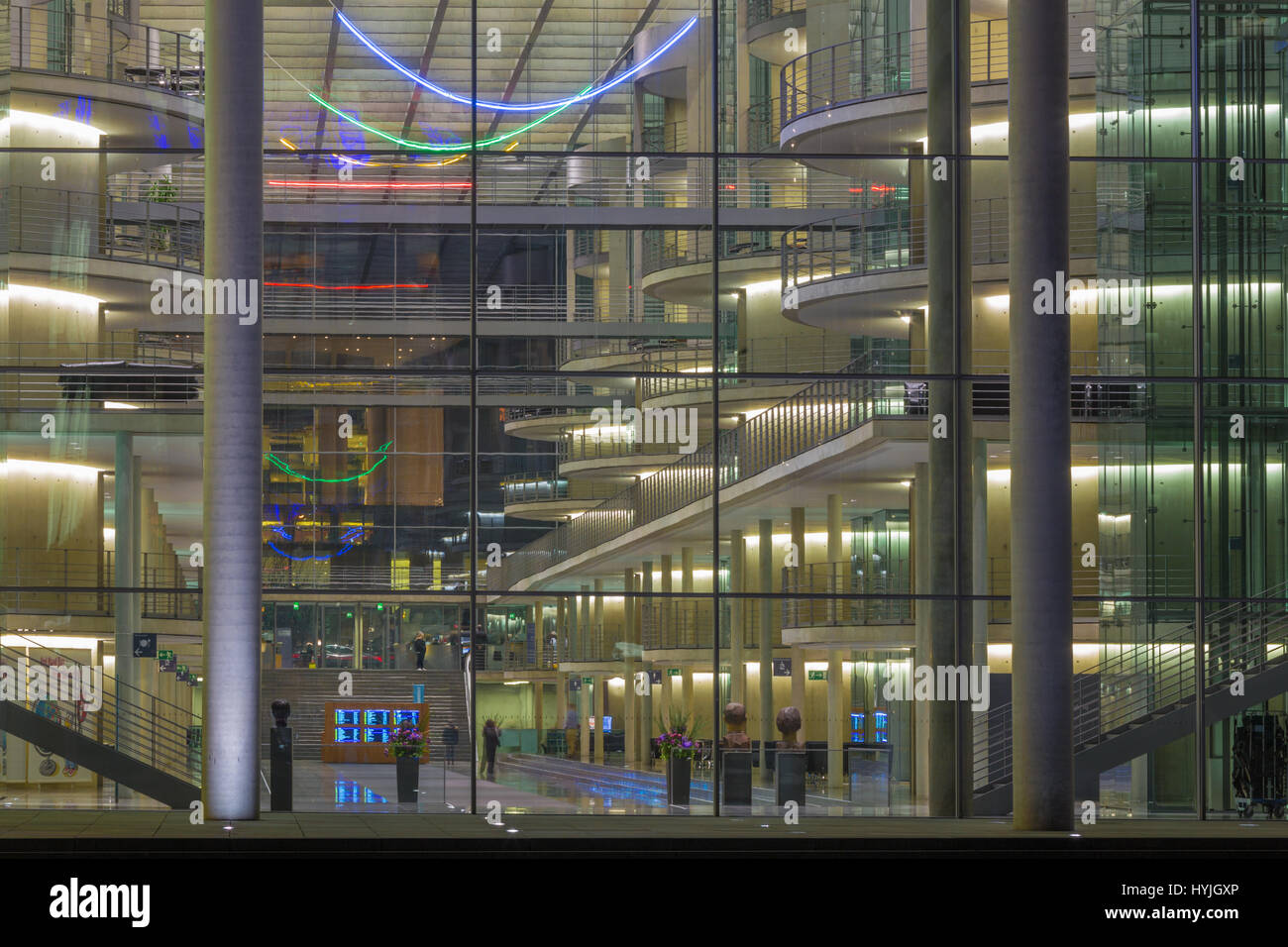 Modern building hall interior hi-res stock photography and images - Alamy