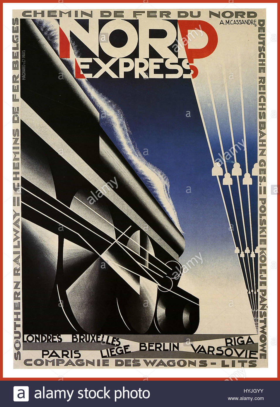 Vintage Rail Poster Stock Photos & Vintage Rail Poster Stock Images - Alamy
