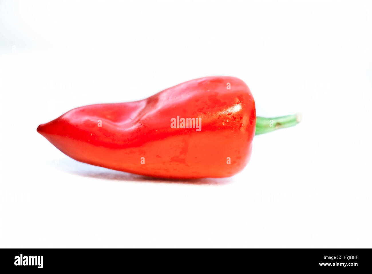 Red chilli isolated on white Stock Photo - Alamy